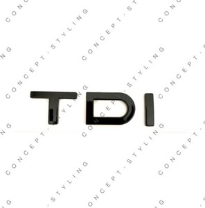 TDI LOGO BADGE /EMBLEM BOOT GLOSS BLACK FOR AUDI A1 A3 A4 A5 A6 A7 | eBay