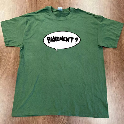 90s Pavement Band Logo Classic Green All Size Unisex T-Shirt | eBay
