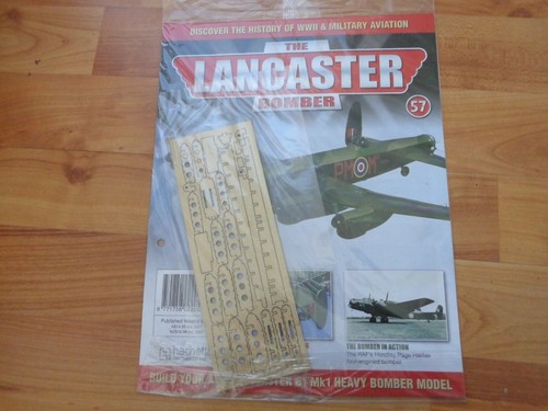 1/32 HACHETTE BUILD YOUR OWN THE LANCASTER BOMBER MODEL PLANE ISSUE 57 ...
