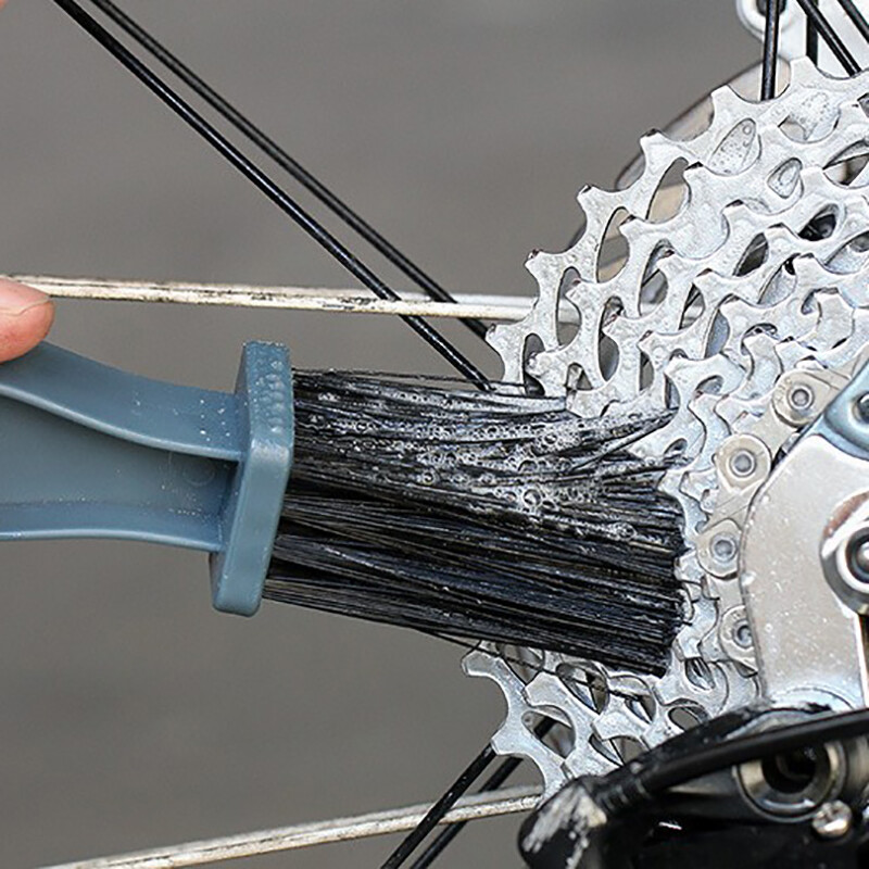 Plastic Motorcycle Bicycle Chain Clean Brush Gear Grunge Brush Scrubber ...