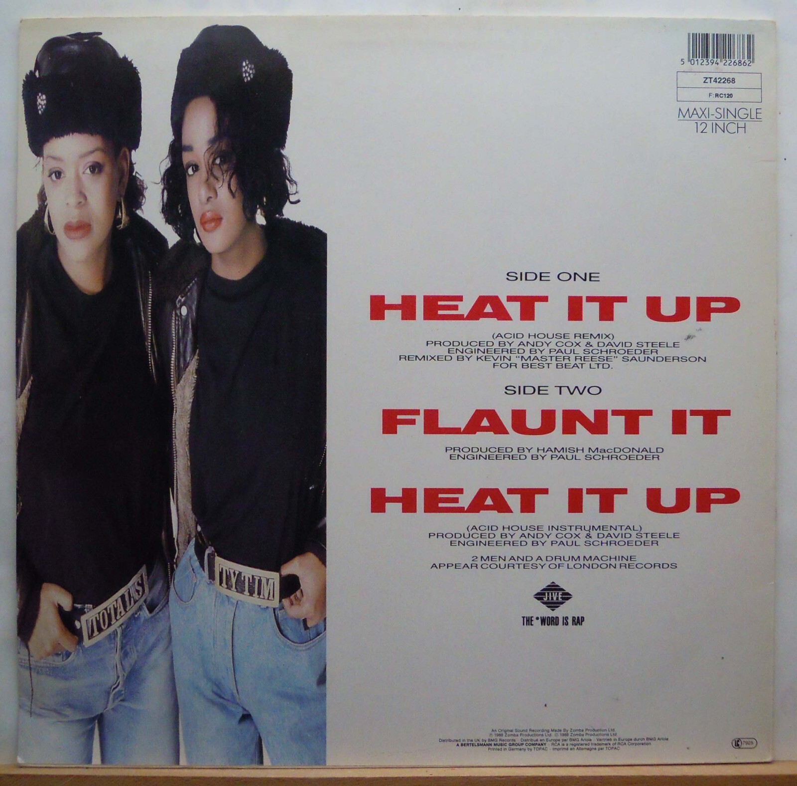 LP MAXI 45 T Wee Papa Girl Rappers Featuring 2 Men And A Drum Machine ...