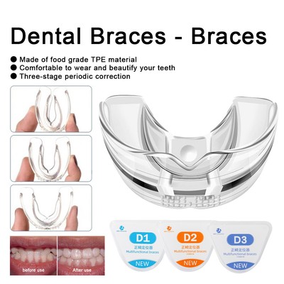 3 Stage Dental Orthodontic Teeth Corrector Braces Retainer Alignment ...
