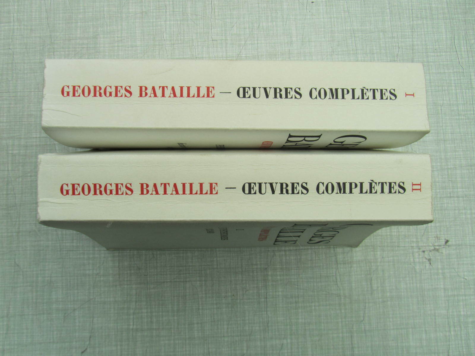 BATAILLE Georges "Oeuvres Complètes" 2 volumes EO ex. numérotés 1970 ...