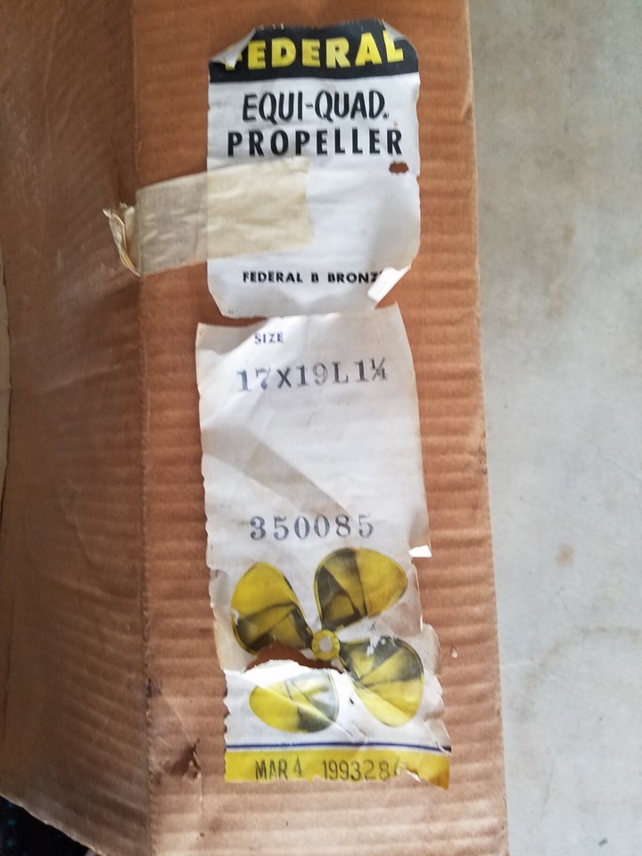 Federal Equi-Quad propeller boat prop | eBay