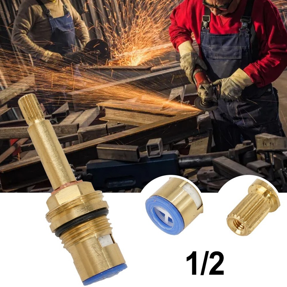 Tap Valve Cartridge Quarter Insert Connector Long Stem Shower Bath High ...