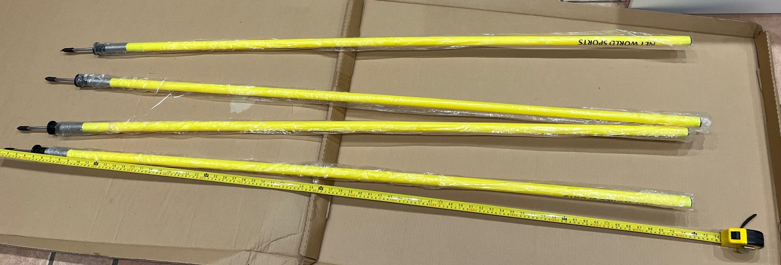 Agility Poles- 6ft Spring Loaded Slalom Training Poles [34mm] (Pack Of ...