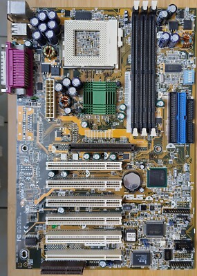 ASUS CUSL2-C REV. 1.02 Intel 815EP Sockel 370 Mainboard AGP PCI | eBay