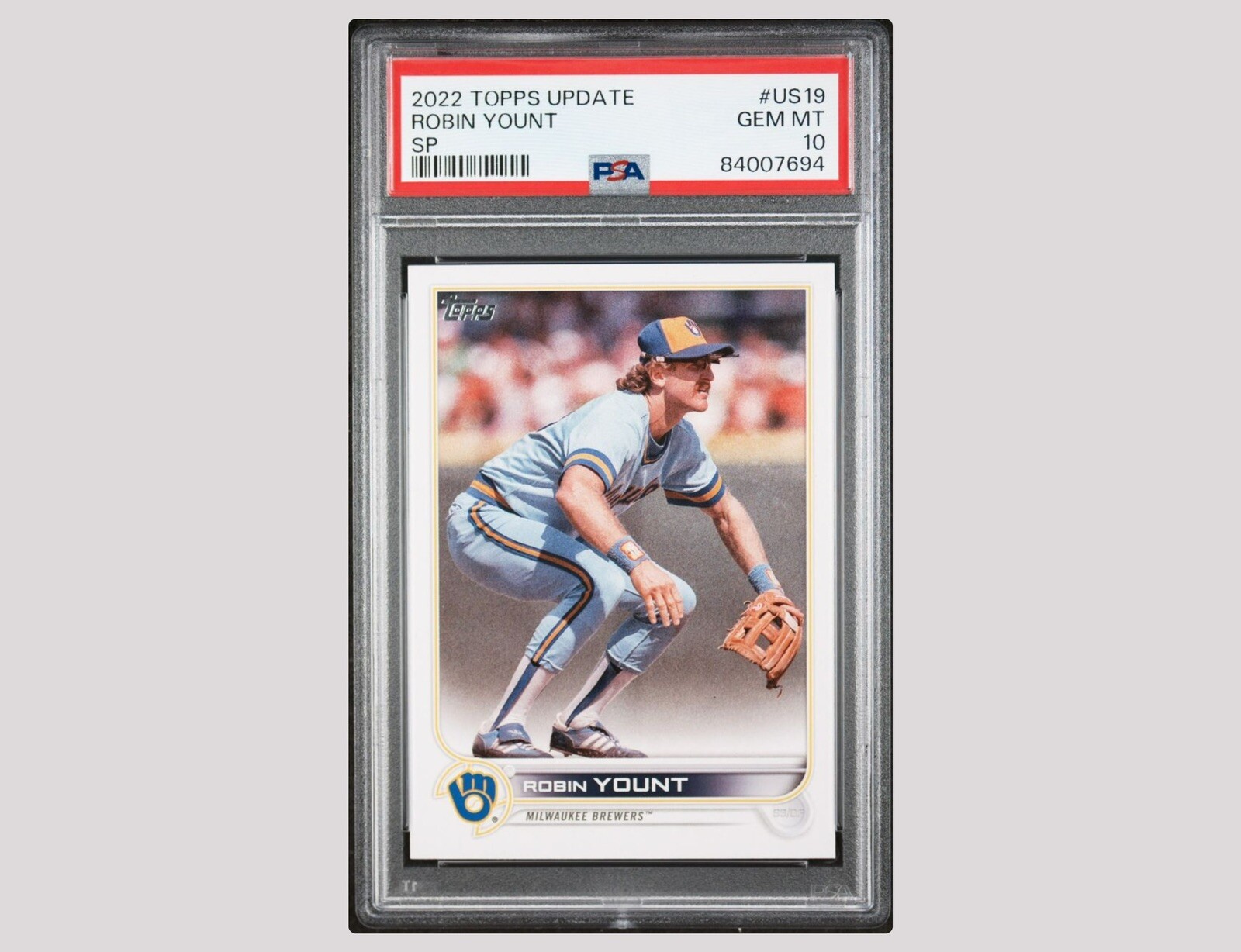 2022 Topps Update Robin Yount #US19 SP Image Variation HOF Milwaukee ...