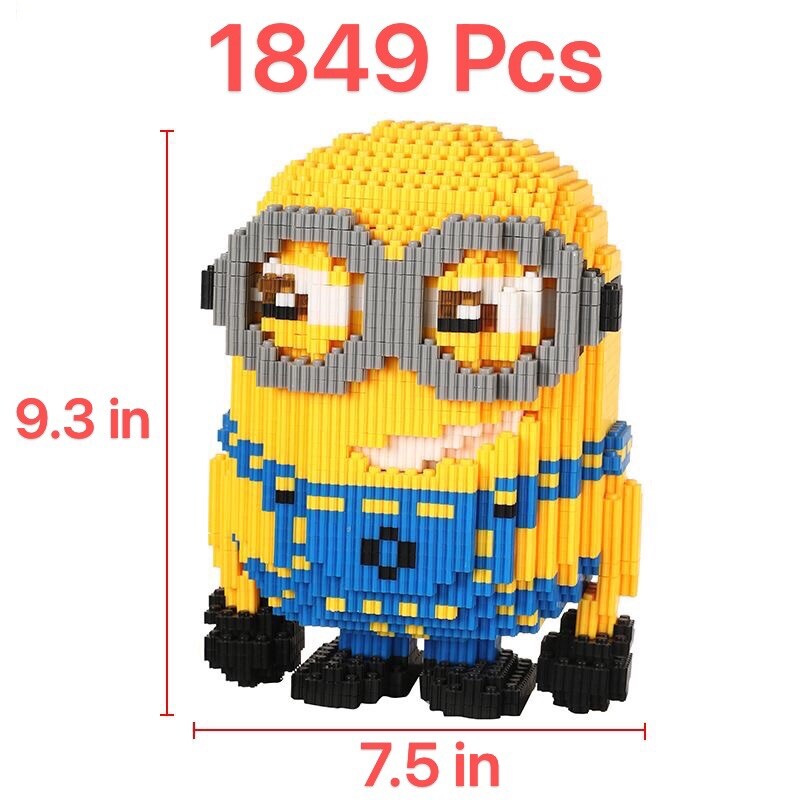 1849pcs Despicable Me Minions Mini Building Blocks Challenging ...