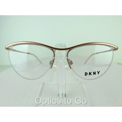 DKNY DK 1015 (770) Rose Gold 53-15-135 Eyeglass Frame | eBay