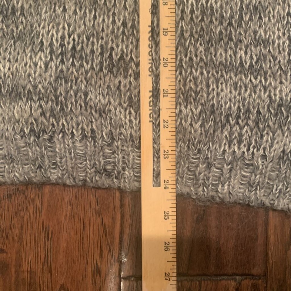 I Jeans By Buffalo Womens Pullover Sweater Gray Marled Chunky Knit ...