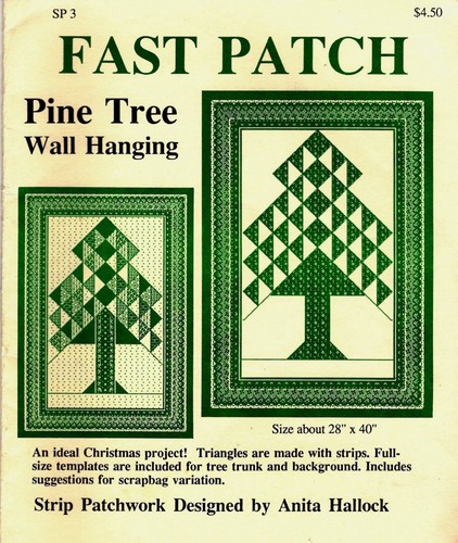 Fast Patch Pine Tree Wall Quilt Pattern by Anita Hallock 54-50 | eBay