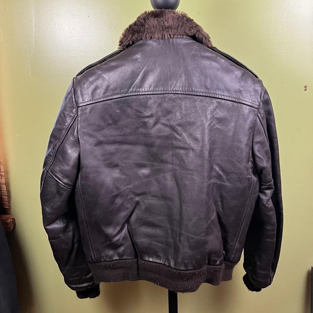Vtg 60's COOPER Leather Bomber Jacket sz 40R Brown IDEAL Vtg 60's COOPER Leather Bomber Jacket sz 40R Brown IDEAL