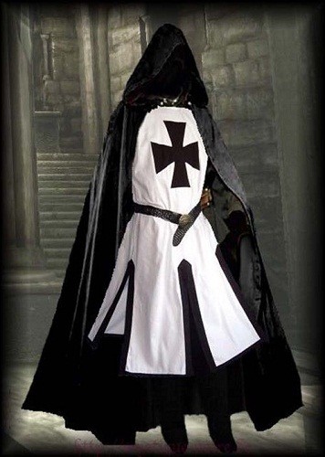 Masonic Knights Templar - Tunic & Hooded Cloak - Masonic Regalia ...