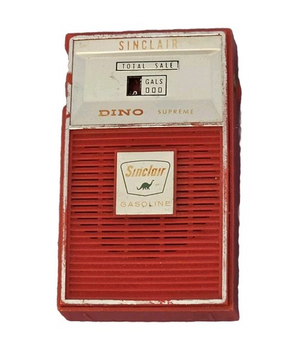 Sinclair Gasoline Dino Supreme Gas Station Promo Transistor Radio 60s ...