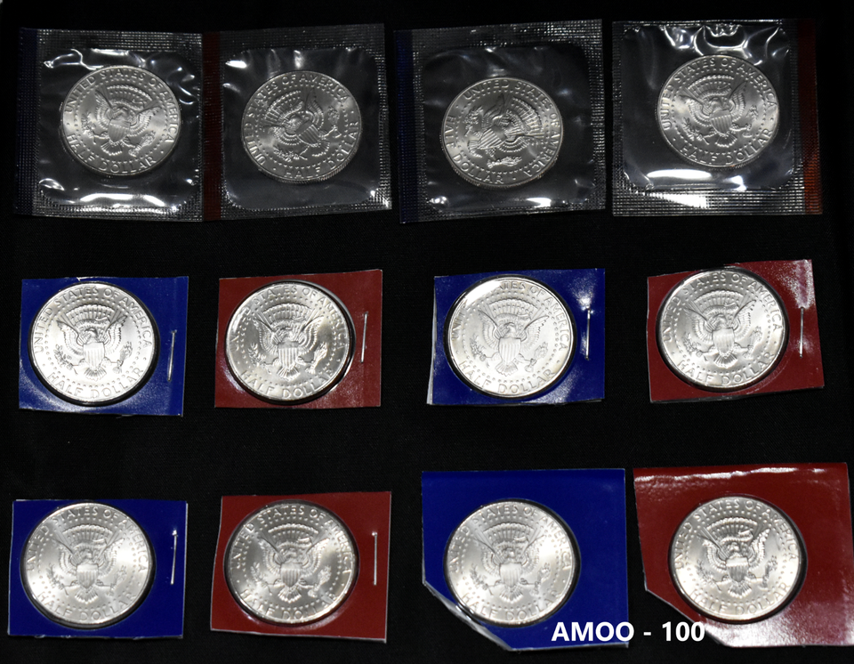 2005 2006 2007 2008 2009 2010 P & D Kennedy Half Dollar 12 Satin Finish ...