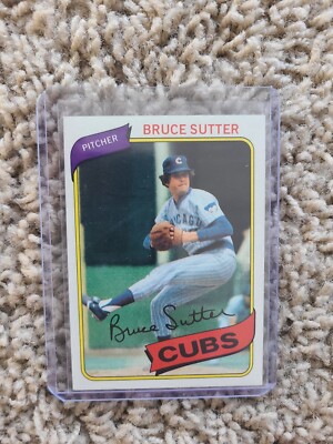 1980 Topps Bruce Sutter #17 HOF | eBay