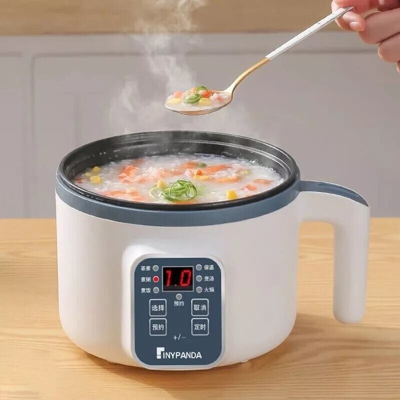 Smart Multi Cooker Steamed Electric Pot Food Cooking Double Layer LED ...