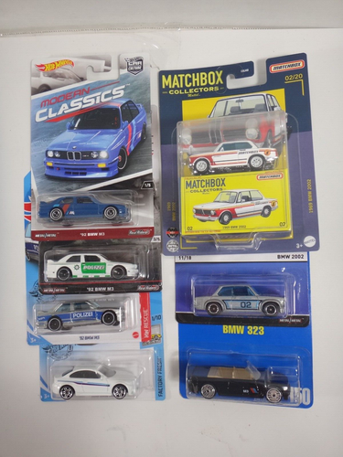 HOT WHEELS BMW LOT CAR CULTURE '92 M3 + MATCHBOX COLLECT& REAL RIDERS ...