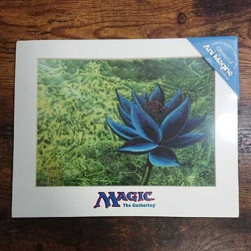 Black Lotus MTG Christopher Rush Magic the Gathering COA LE Art Print ...