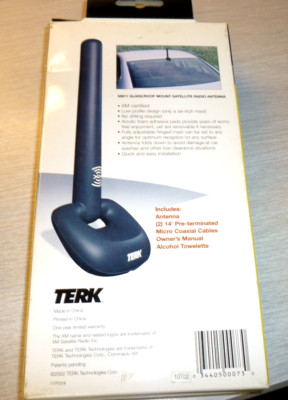 Terk XM11 - XM Satellite Glass-Mount Antenna - NEW | eBay