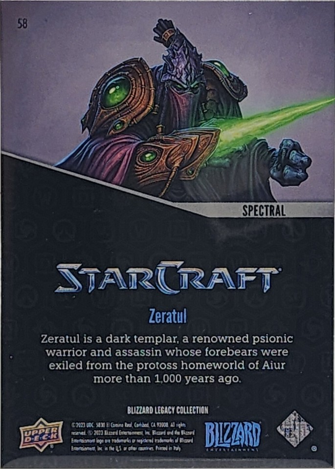 Blizzard Legacy Collection - Zeratul - Spectral - Starcraft 58 | eBay