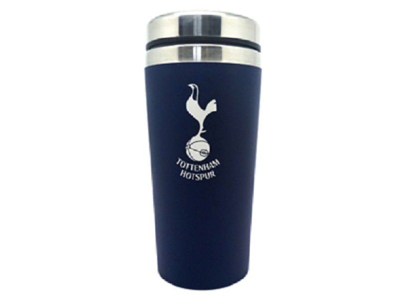 Tottenham Hotspur Spurs FC Handless Aluminium Travel Mug Tea Coffee ...