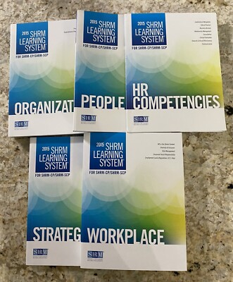 SHRM Learning System 2015 Total 5 Books | eBay