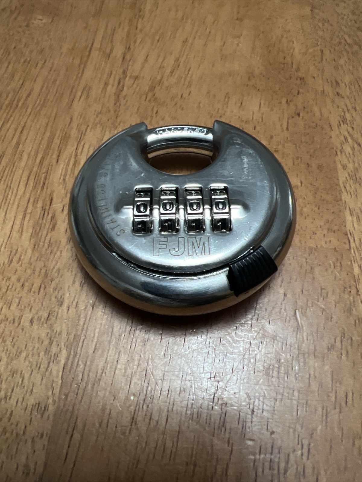 FJM Security SX-790 4-Dial Combination Disc Padlock With Shielded ...