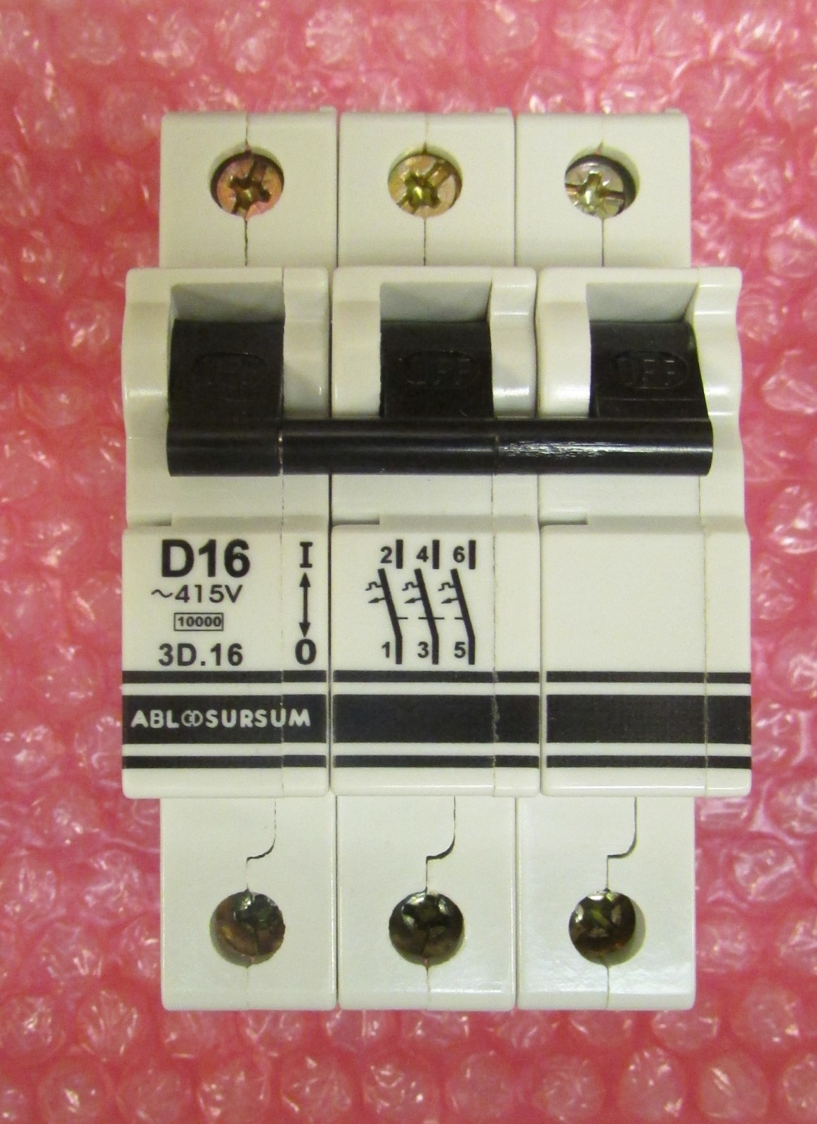 ABL SURSUM A3D.16 D16 415 V 3D16 3 Pole 16 Amp Breaker | eBay