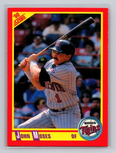 1990 Score #391 John Moses Minnesota Twins Baseball Card | eBay