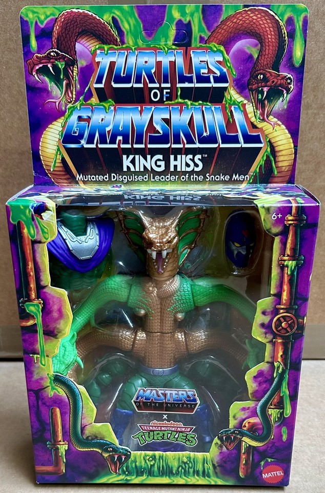 MOTU Origins Turtles of Grayskull KING HISS FOOT SOLDIER Deluxe Figure ...