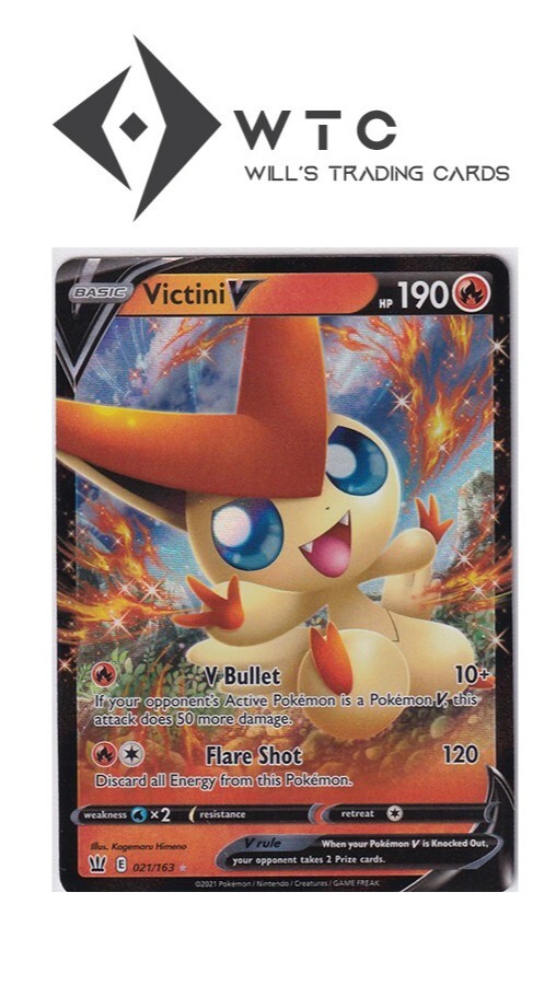 Pokemon Basic Victini V 021/163 | eBay