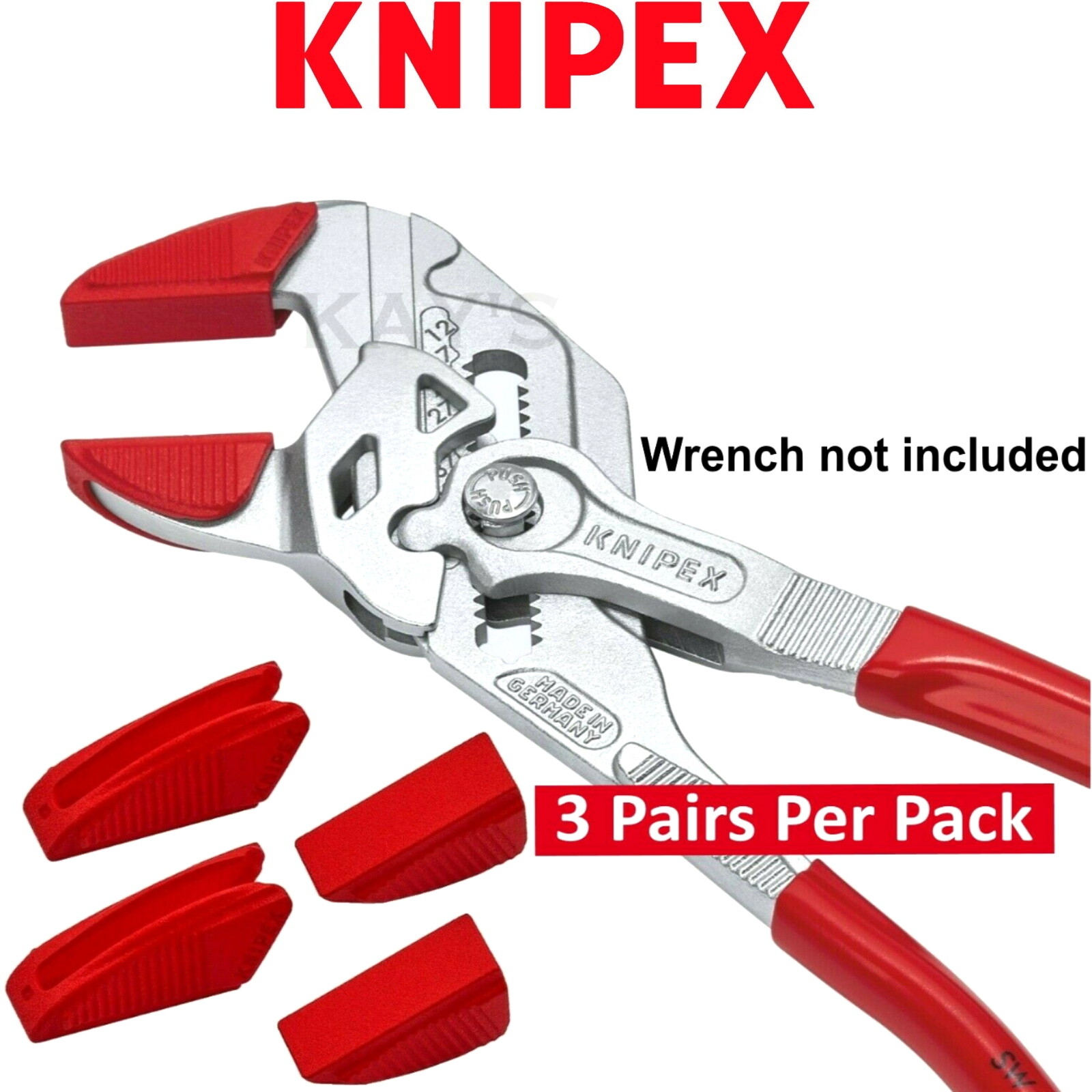 Knipex Pliers Wrench Push Button Adjustable Water Pump Spanner PVC ...