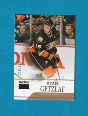 2014-15 Fleer Showcase SKYBOX PREMIUM # 9 Ryan Getzlaf ANAHEIM DUCKS ...