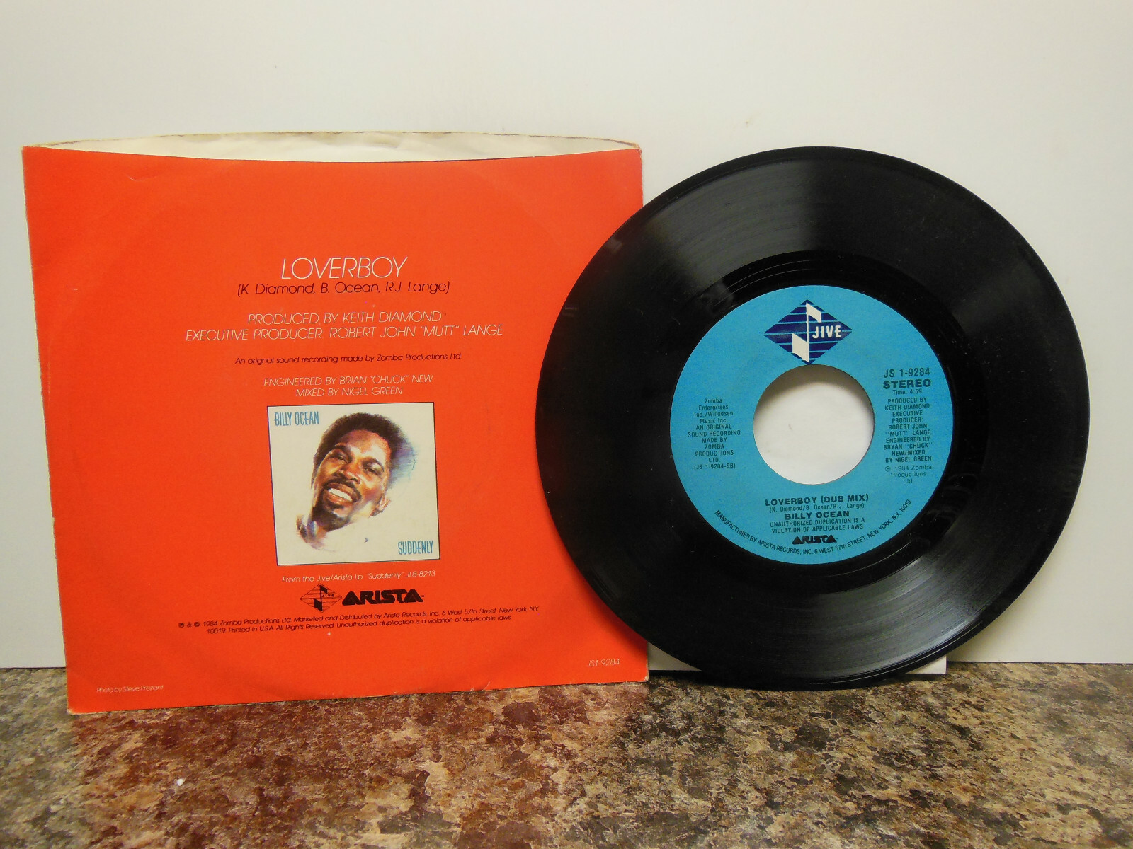 Billy Ocean: Loverboy / Loverboy (dub mix), 45 RPM, EX (BP) | eBay