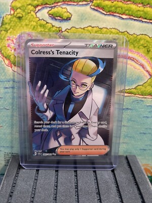 Pokemon SV Shrouded Fable Colress's Tenacity 87 Ultra Rare Full Art ...