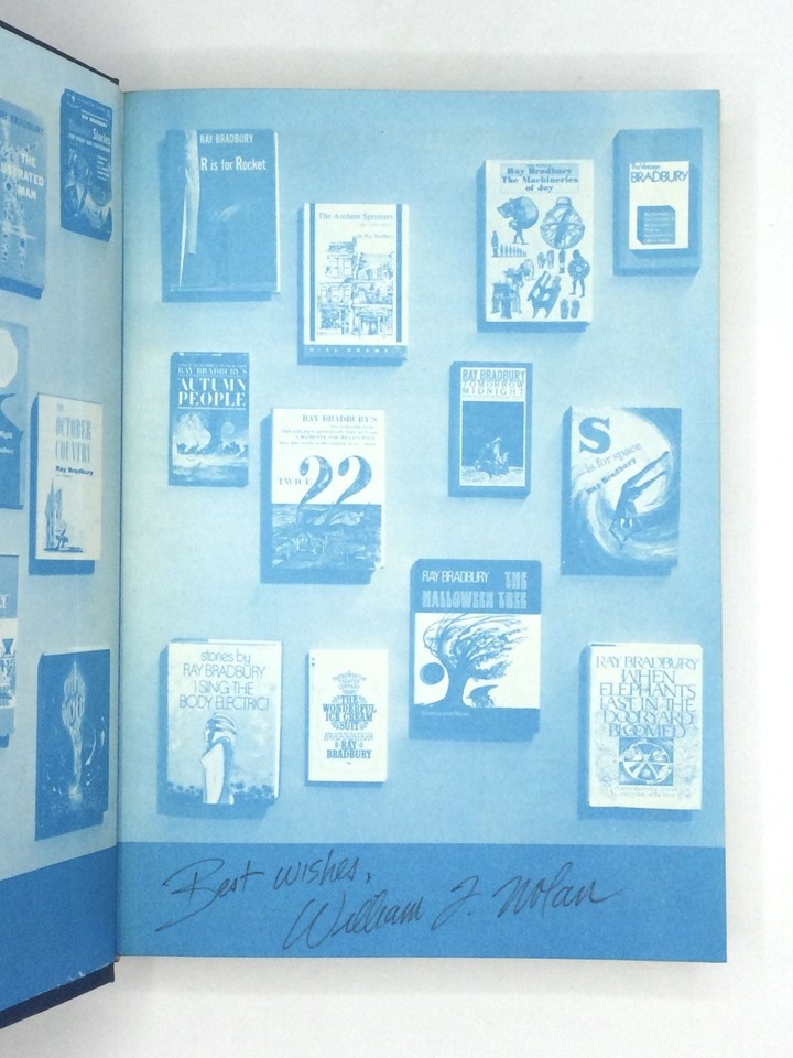 William F Nolan / RAY BRADBURY COMPANION Life and Career History Signed ...