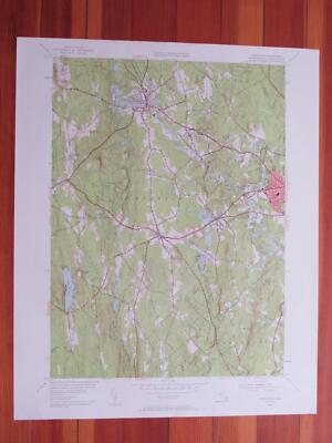 Templeton Massachusetts 1958 Original Vintage USGS Topo Map | eBay