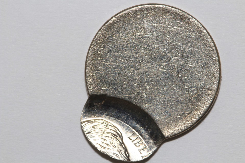 No Date Off Center Jefferson Nickel Uniface Error Coin MS (ERR628) | eBay