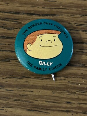 1960s Burger Chef Bill Keane “BILLY” Family Circus Cartoon Strip ...