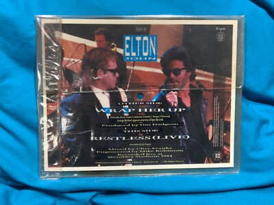 Elton John & George Michael Wrap Her Up 7" Shape Pictured Disc Rectangle UK 1985 | eBay