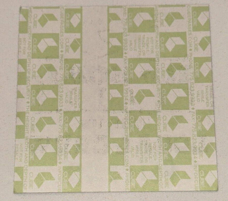 Rascal Flatts Changed Tour Concert Crew Pass Sticker Ticket Stub Decal ...