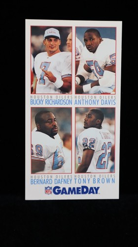 1992 Bucky Richardson Anthony Davis Bernard Dafney Tony Brown GameDay ...