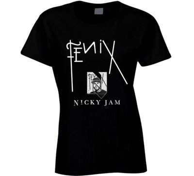 Nicky Jam Reggaeton Fenix Regueton Ladies T Shirt | eBay