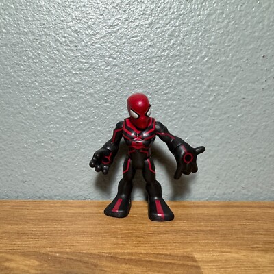 Playskool Imaginext Marvel Super Hero Action Figure SPIDERMAN Black Red ...