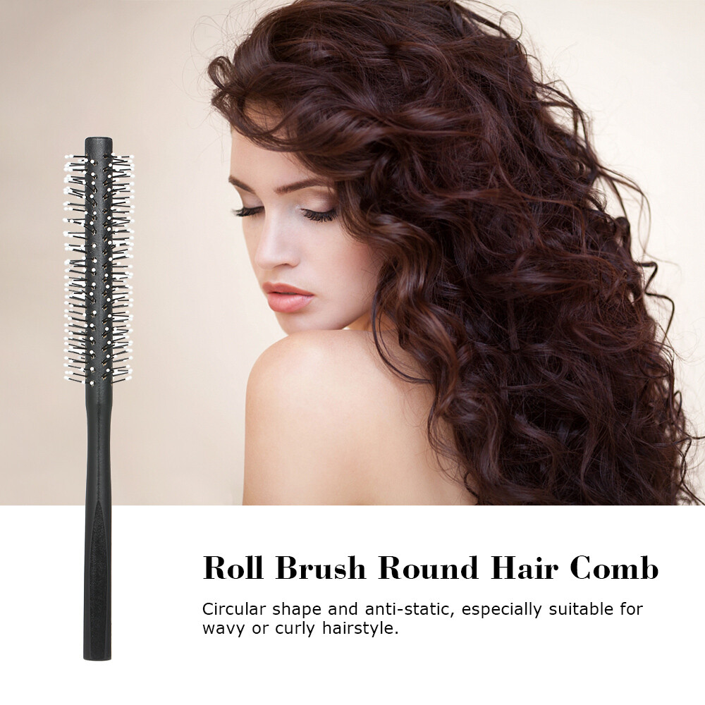 1PC Roll Brush Round Hair Comb Wavy Curly Styling Care Curling Salon ...