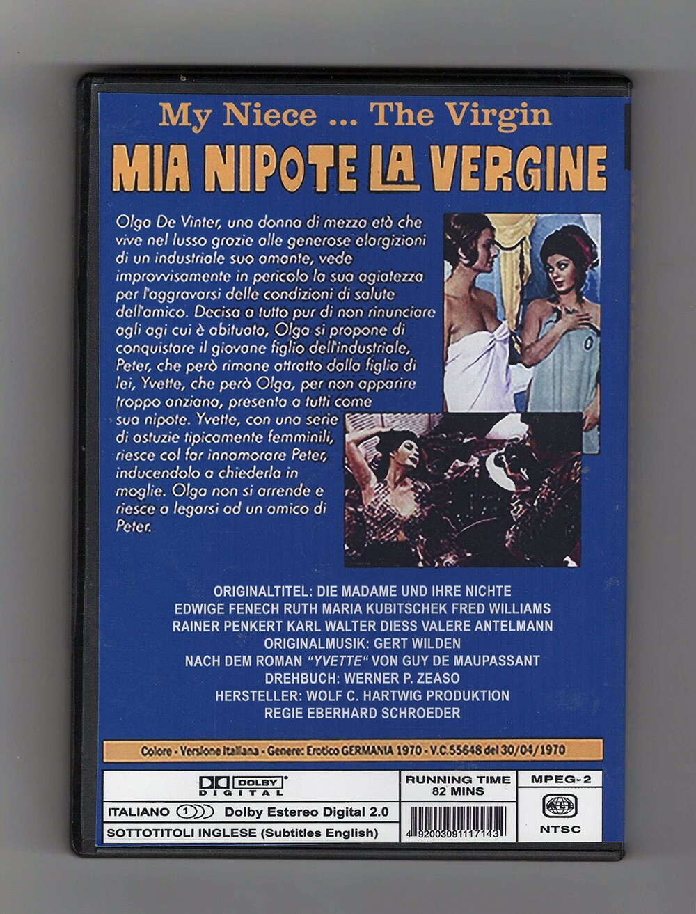 MADAME AND HER NIECE (1969) Edwige Fenech in NICHT Yvette My Niece w ...