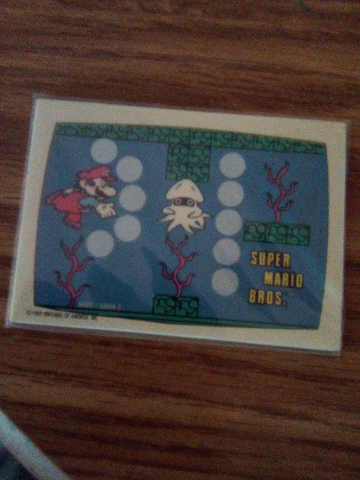 SUPER MARIO BROS 1989 Topps Nintendo Scratch Off Screen 3 NM C1 | eBay