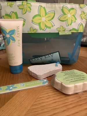 Mary Kay Mint Blossom Pedicure Set Icy Foot Gel, Foot Fizzies Emory ...